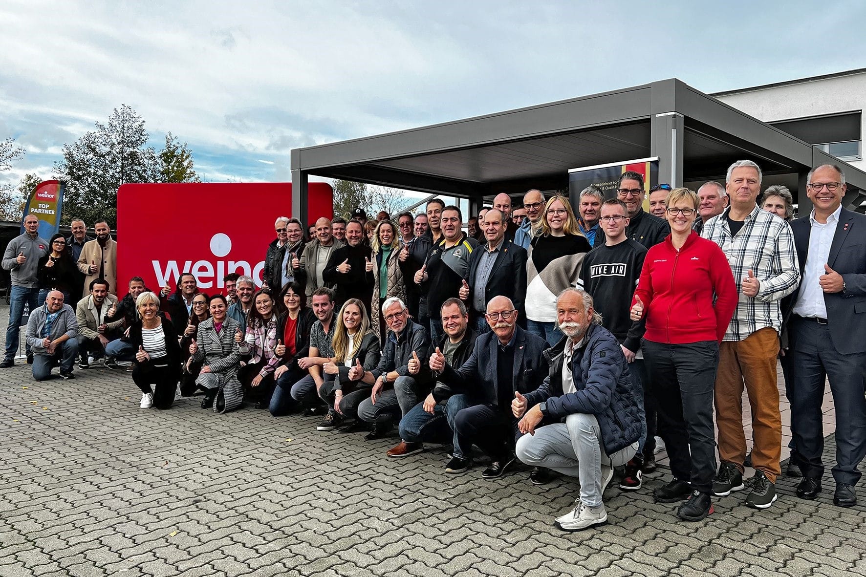 Weinor organisiert Top-Team-Treff an vier Standorten - sicht & sonnenschutz